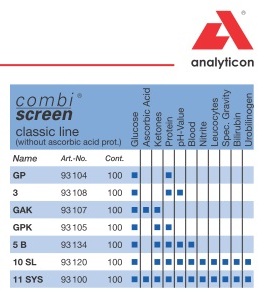 IN FUNG Co., Ltd - Product - CombiScreen® Classic Test Strips